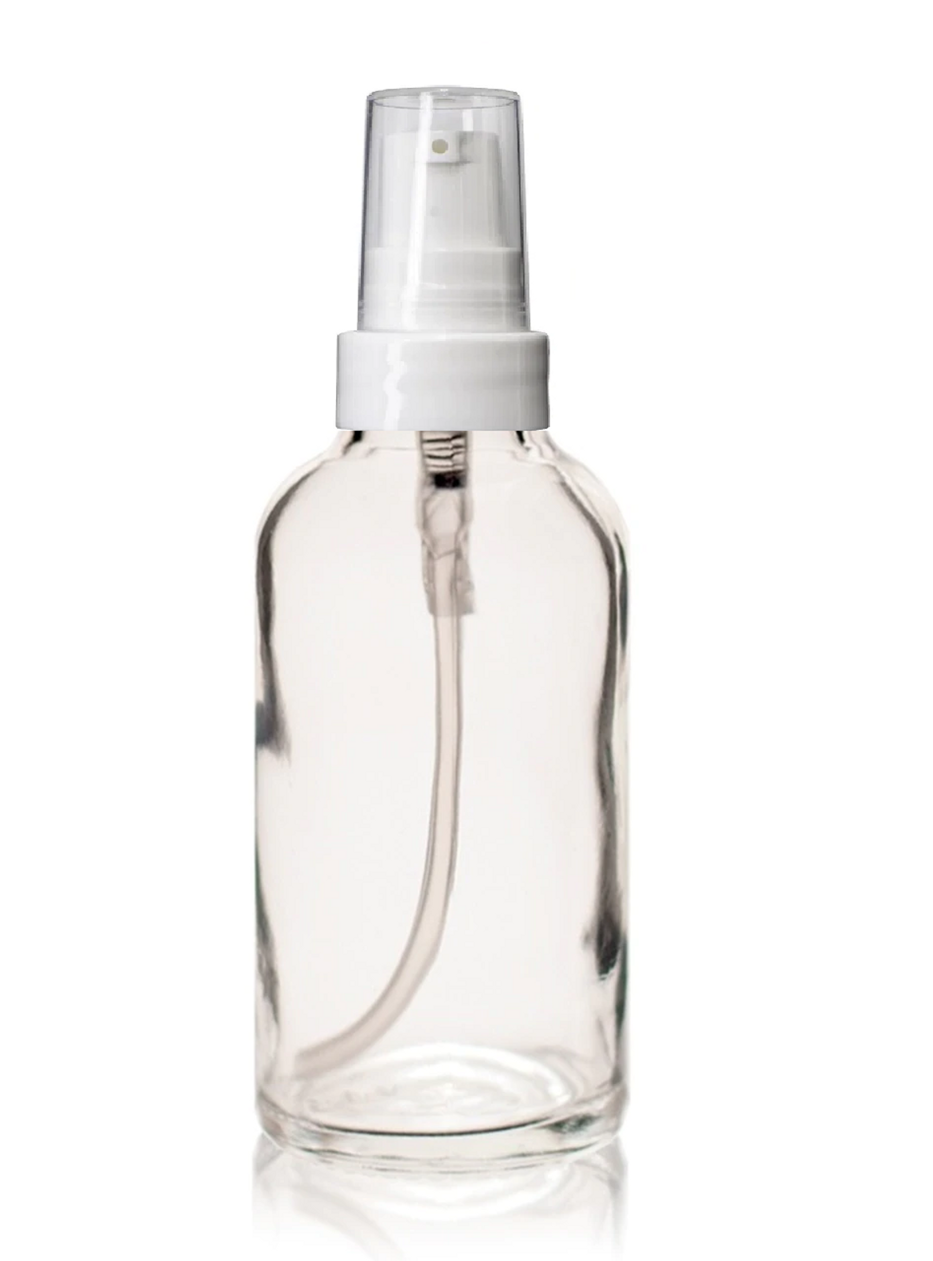 8 Oz Clear Glass Boston Round Bottle With 24 400 Neck Finish Set Of 72