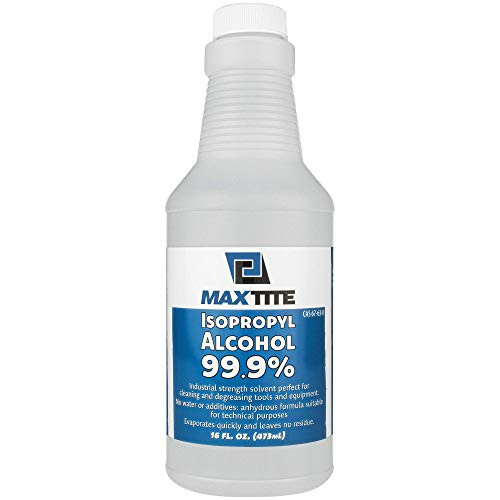 MaxTite Isopropyl Alcohol 99.9% (1 Gallon (32oz, 4 Pack))