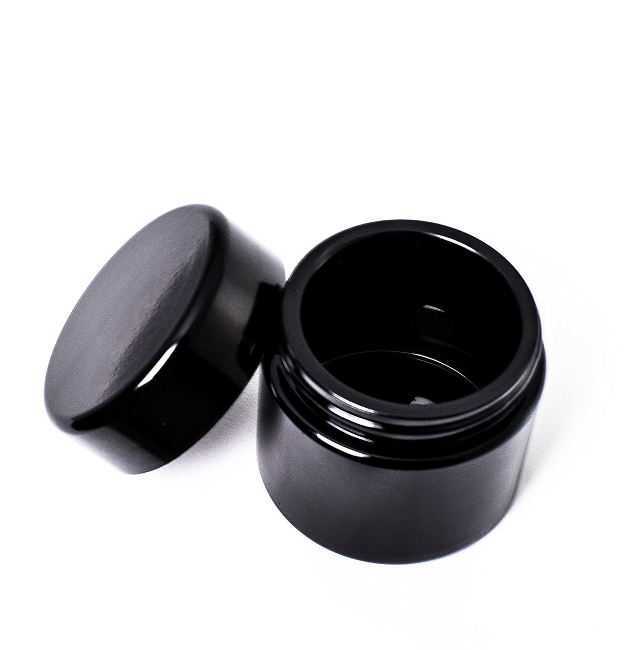 250ml Ultra Violet Glass Jar - Airtight Smell-Proof Ultraviolet Storage ...