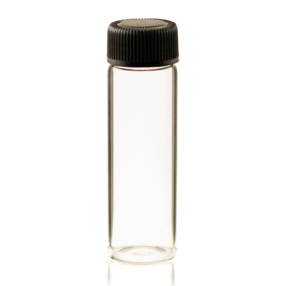 4 Dram Clear Glass Vial - w/ Screw Cap