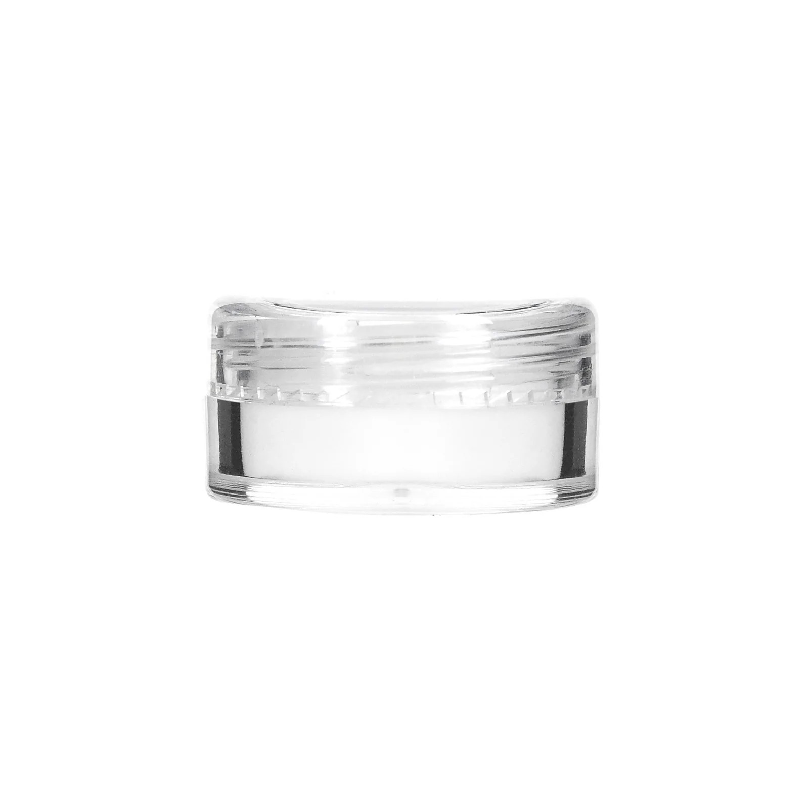 5ml Plastic Concentrate Container w/ White Silicone Insert- 500 Count