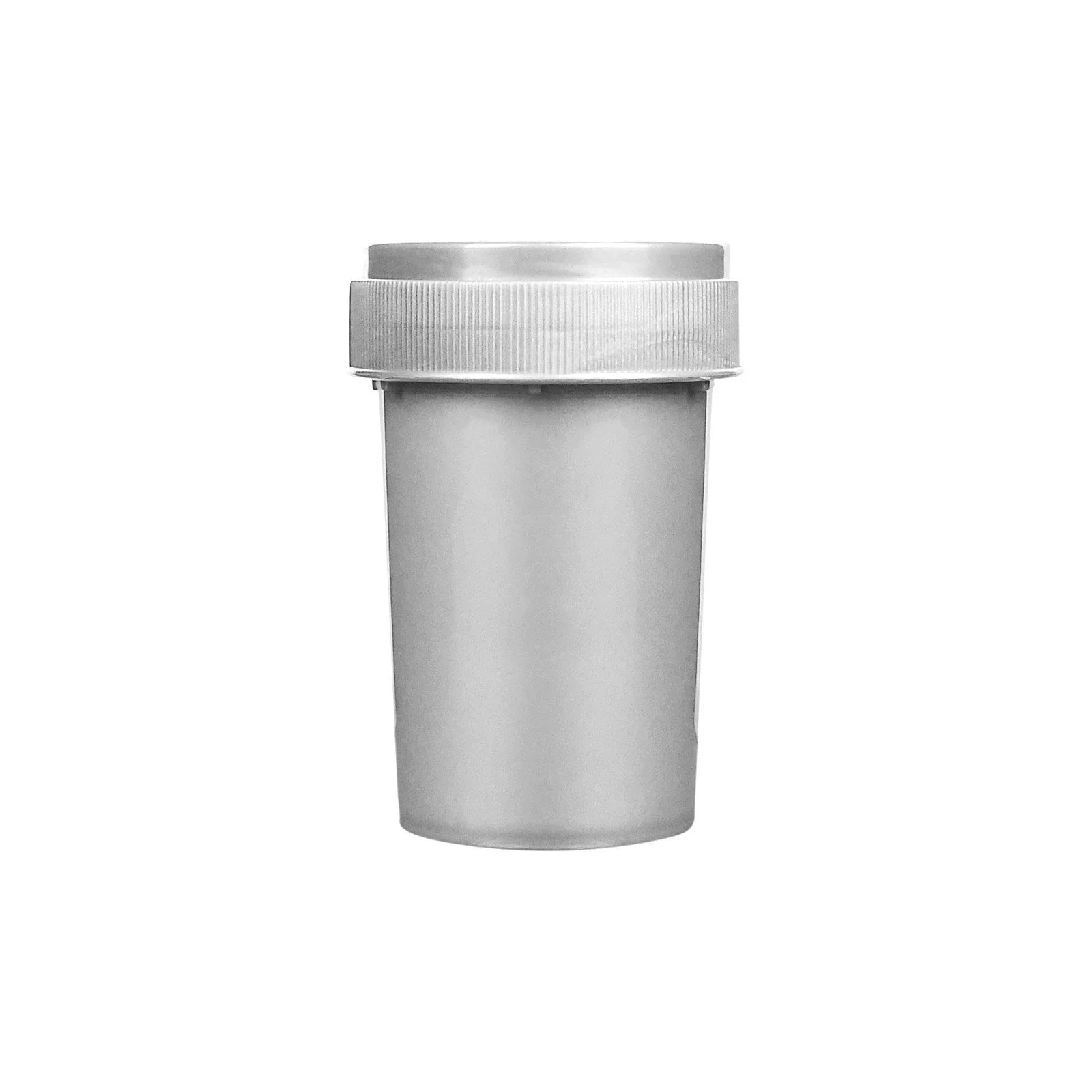 20 Dram Reversible Cap Opaque Silver - 240 Count