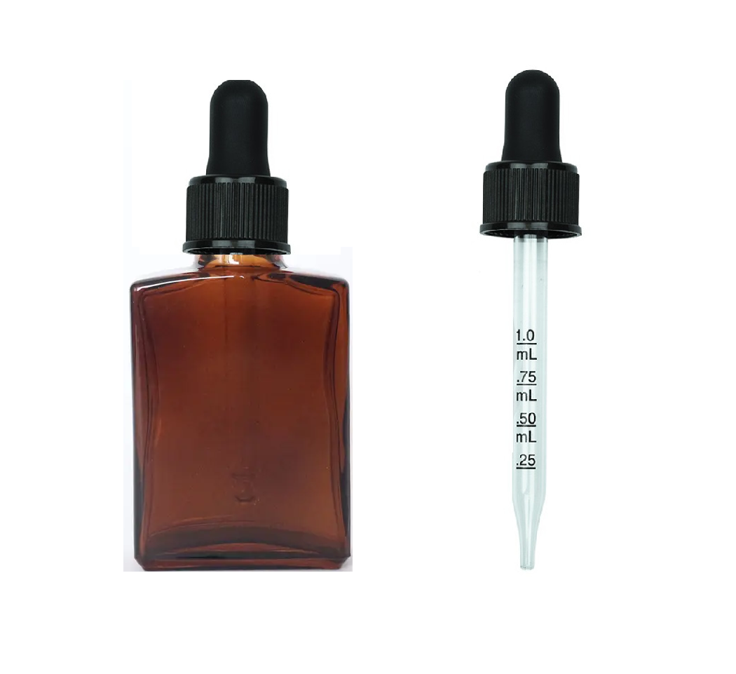 Square Glass Bottles