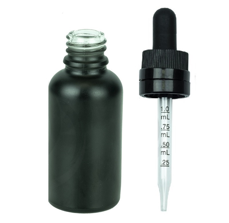 Black Euro Dropper Bottles