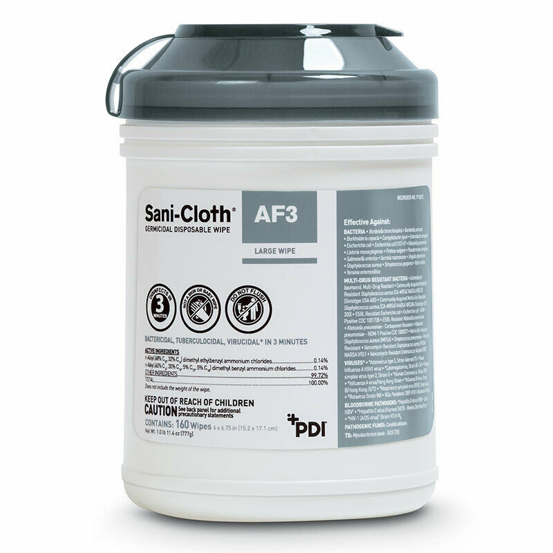 PDI Q89072 Sani-Cloth Plus Germicidal Disposable Cloths, 160/Tub