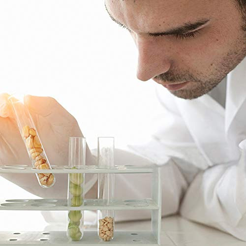 Lainrrew 50 Pcs Plastic Test Tubes, 6ml Clear Mini Test Tube Holder ...