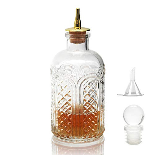 Bitters Bottle Set of 6 - Glass Dasher Bottles to Store and Dash ...