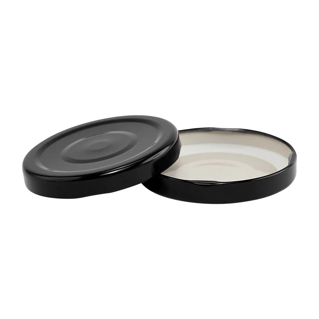 63-2030 Black Button Metal Lug Lid [Massilly]- Bag of 200