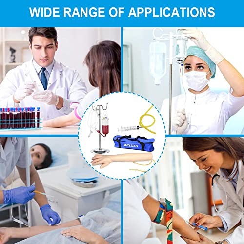 WELLiSH IV Practice Arm Infusion Model, Venipuncture Training Model ...