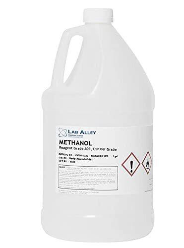 Methanol ≥99.8% Certified ACS Reagent/USP/NF Grade, 4 x 1 Gallon Case