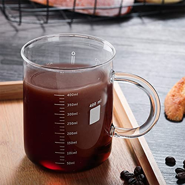 Joanlab Glass Beaker With Handle Measuring Cup Beaker Mug With