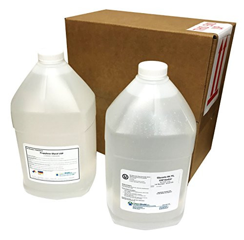 Chemworld Glycerin USP & Propylene Glycol USP - 1 Gallon of Each