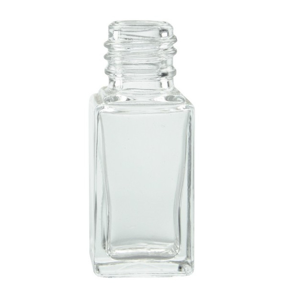 4 Dram Clear Glass Vial - w/Glass Dropper