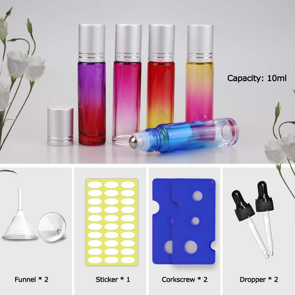 CraftsOfEgypt Genie Blown Glass Miniature Perfume Bottles for Perfumes ...