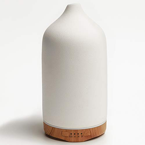 VIVITEST Ceramic Diffuse,Stone Essential Oil Diffuser, Ultrasonic ...