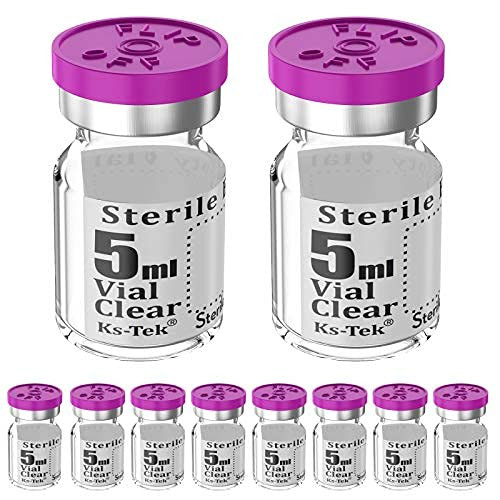 Sterile Empty Vials with Self Healing Injection Port,with Flip Off ...