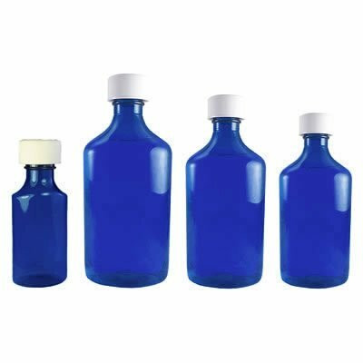 Graduated Oval RX Bottles with Child-Resistant Caps – Amber Color