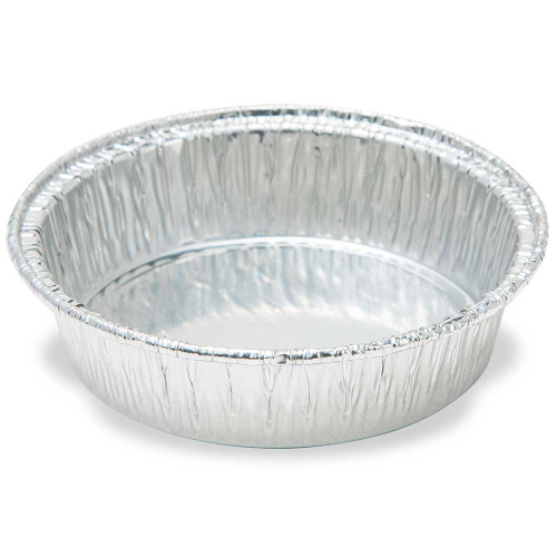Aluminum Weigh Dish, 70mm OD, 75ml, Crimped Side and Curled Lip