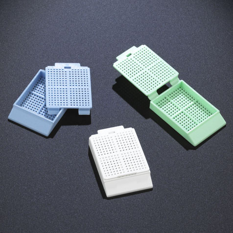 Cassette, Biopsy Embedding with Attached Lid, 30?ø Writing Area, WHITE ...