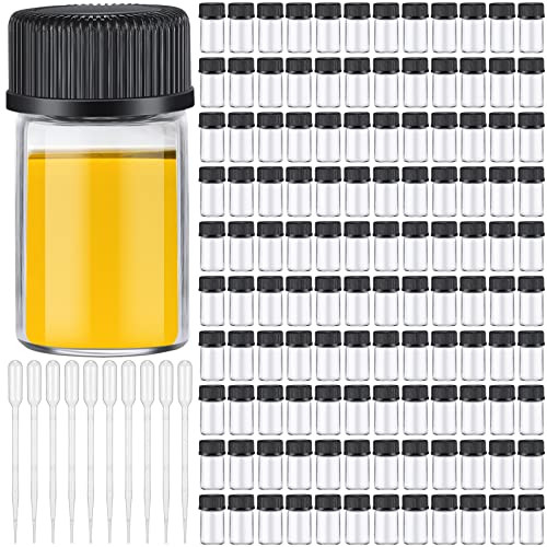 Roowest 250 Pieces 2 ml Essential Oil Bottles Vial Small Oil Bottles ...