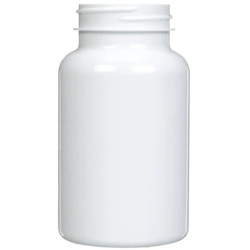 225 CC WHITE PET PLASTIC ROUND PACKER BOTTLE 45-400 NECK FINISH- Case ...