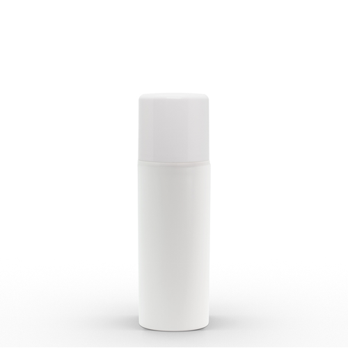 100 mL white PP bottle and white PP airless pump with white overcap ...