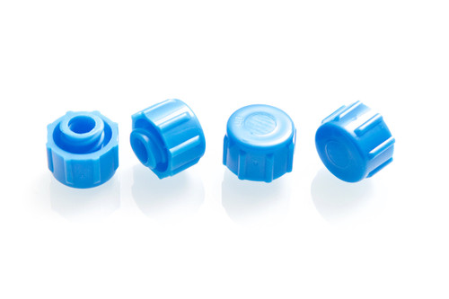 Dispense All - Easy Grip Syringe Tip Cap - Luer Lock, Blue, Non-Sterile ...
