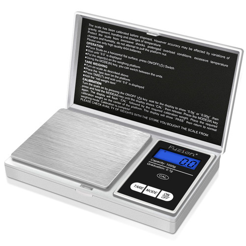 Pocket Gram Scale Precision 1000g/0.1g, Mini Digital Scales Grams and ...