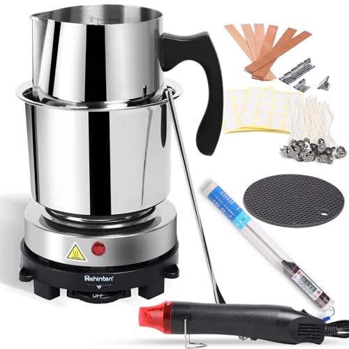Hehinton Double Boiler Wax Melting Pot, Professional Water Heating ...