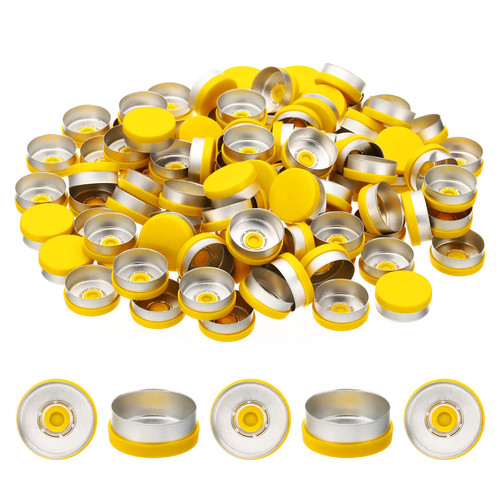 20mm Flip Off Caps, 100 Pcs Flip Off Caps Flip Off Seals Flip Off Vial ...