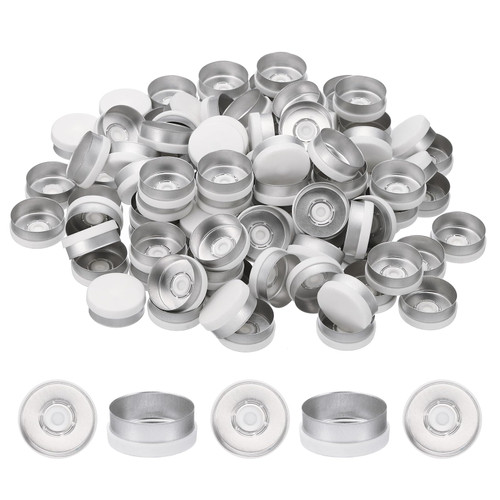 20mm Flip Off Caps, 100 Pcs Flip Off Caps Flip Off Seals Flip Off Vial ...
