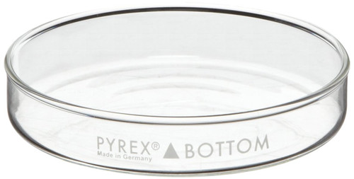 Corning Pyrex Borosilicate Glass Petri Dish Bottom Only, 55mm Diameter ...