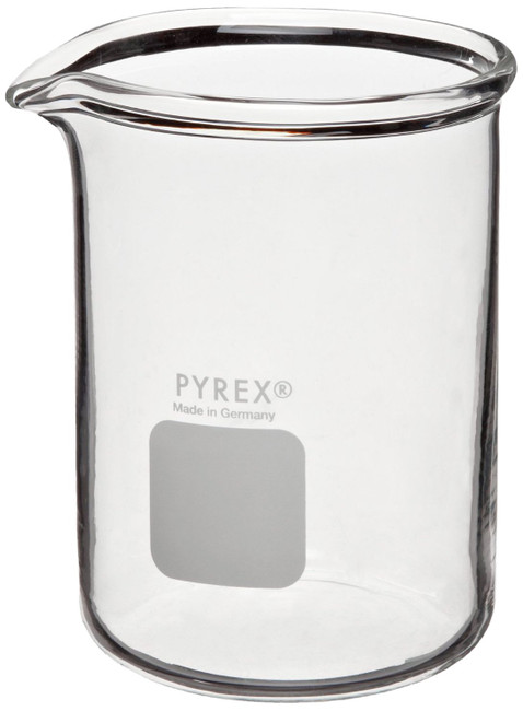 Corning Pyrex 1003-400 Glass 400mL Graduated Low Form Heavy Duty ...