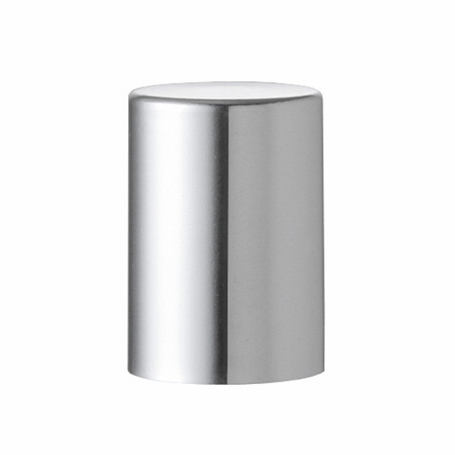 Roller Smooth Shiny Silver Screw Top Caps - set of 144