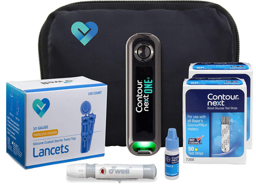 Contour Next ONE Diabetes Testing Kit | Contour Next ONE Blood Glucose ...