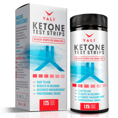 Ketone Test Strips for Ketones Testing - 125 Pack Keto Urinalysis ...