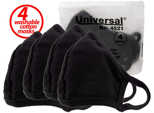 Universal 4521 Face Masks 100% Cotton, Washable, Reusable Cloth Masks ...