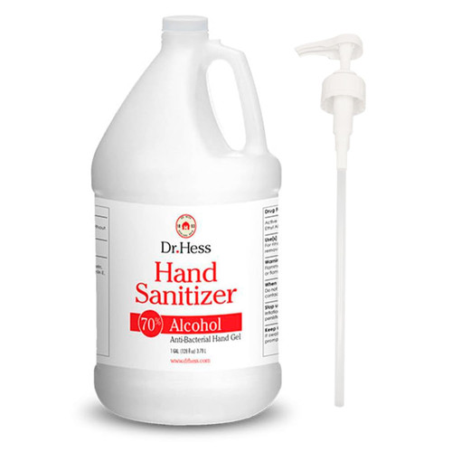 Hand Sanitizer Gel, 70% Alcohol, Enhanced with Aloe Vera to Soothe Skin ...