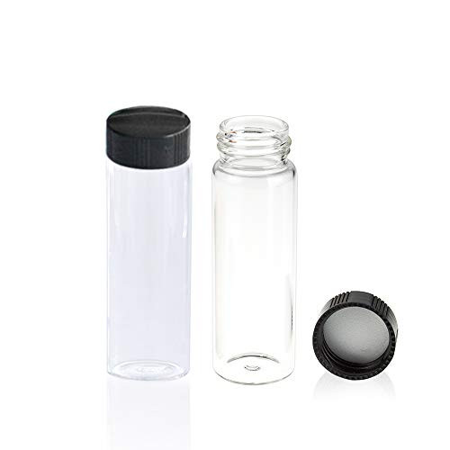 Clear Glass Sample Vial, Liquid Sampling Sample Glass Bottle, 30ml(1OZ ...