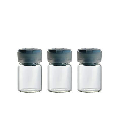 5ml Glass Bottle/Vial with Silicone Cap and Plastic Buckle (5ml bottle ...
