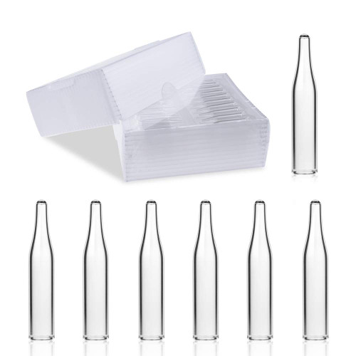 Vial Insert, 6mm Clear Glass Insert Conical Base, Volume 250ul, Pack of 100