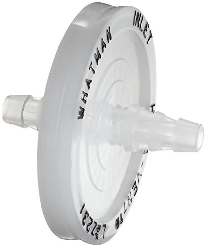 Whatman 6723-5000 Hepa-Vent Venting Filter Disc with Inlet 1/4" to 3/8 ...