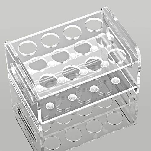 Ackers Transparent Acrylic Test Tube Bottle Small Glass Holder, Built ...