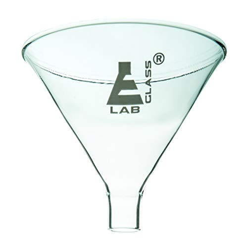 Powder Funnel, 75mm - 60º Angle - Plain Stem, 22mm - Borosilicate Glass ...