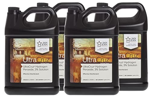 UltraCruz Hydrogen Peroxide, 3%, 4 x 1 Gallon