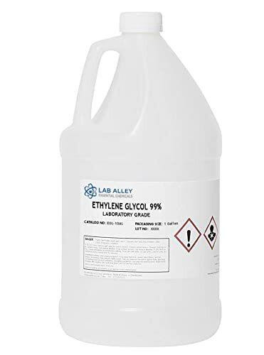 Ethylene Glycol Lab Grade, 4 x 1 Gallon Case