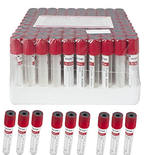 5ML Red Cap Test Tubes 100Pcs 5ML Red Cap Test Tubes 100Pcs