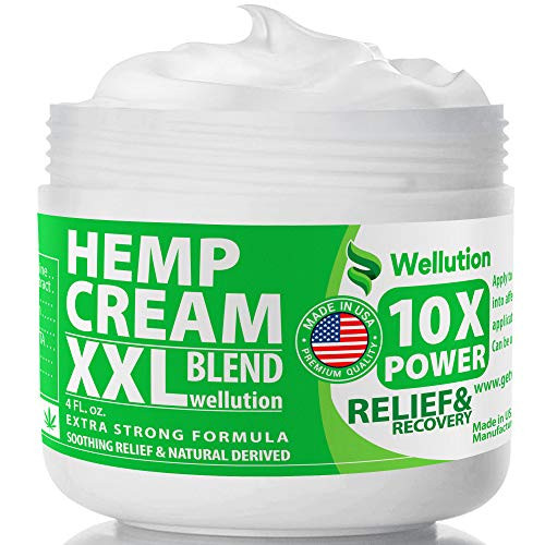 Hemp Cream 2,500,000 XXL Blend - X10 Power - Natural Hemp Extract Cream ...