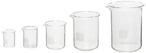 PYREX Griffin Borosilicate Glass Beaker - Low Form Graduated Measuring ...