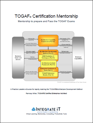 TOGAF© Certification Mentorship- Expert Led Online - INTEGRATE iT
